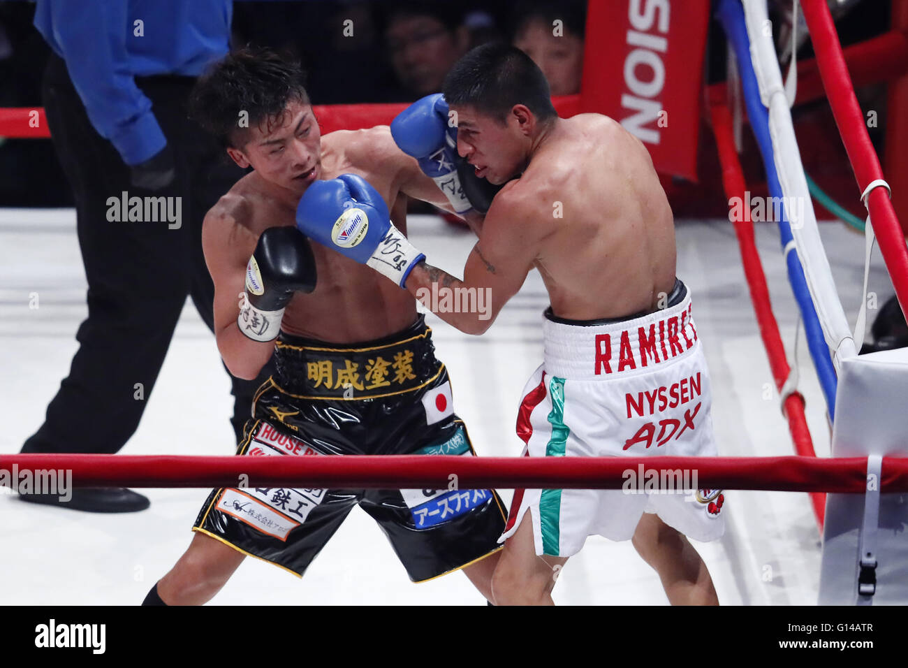 Points After 12 Rounds. 8th May, 2016. (L-R) Naoya Inoue (JPN), David ...