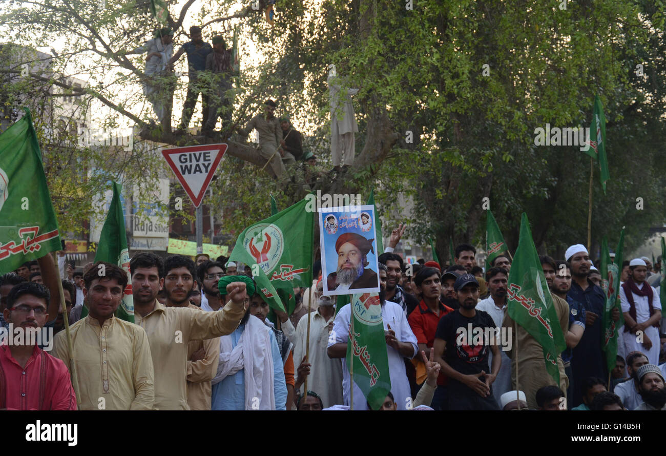 Lahore, Pakistan. 08th May, 2016. Pakistani leaders and supporters of ...