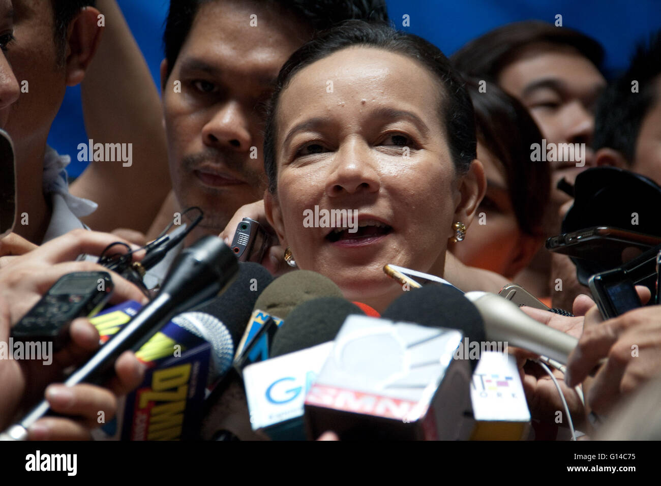 Metro Manila, Philippines. 09th May, 2016. Presidentiable, and current ...