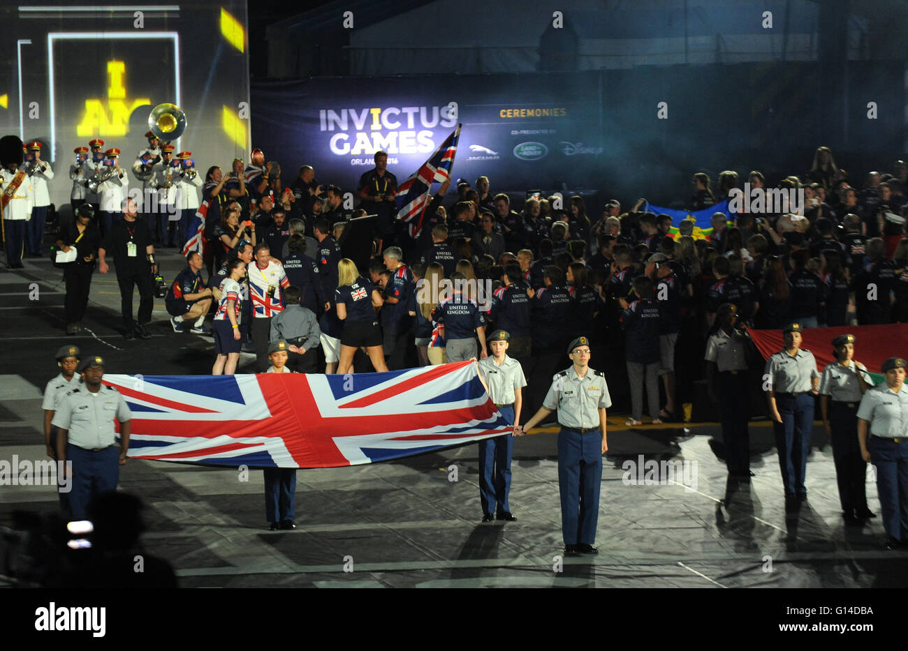 The invictus games flag hi-res stock photography and images - Alamy