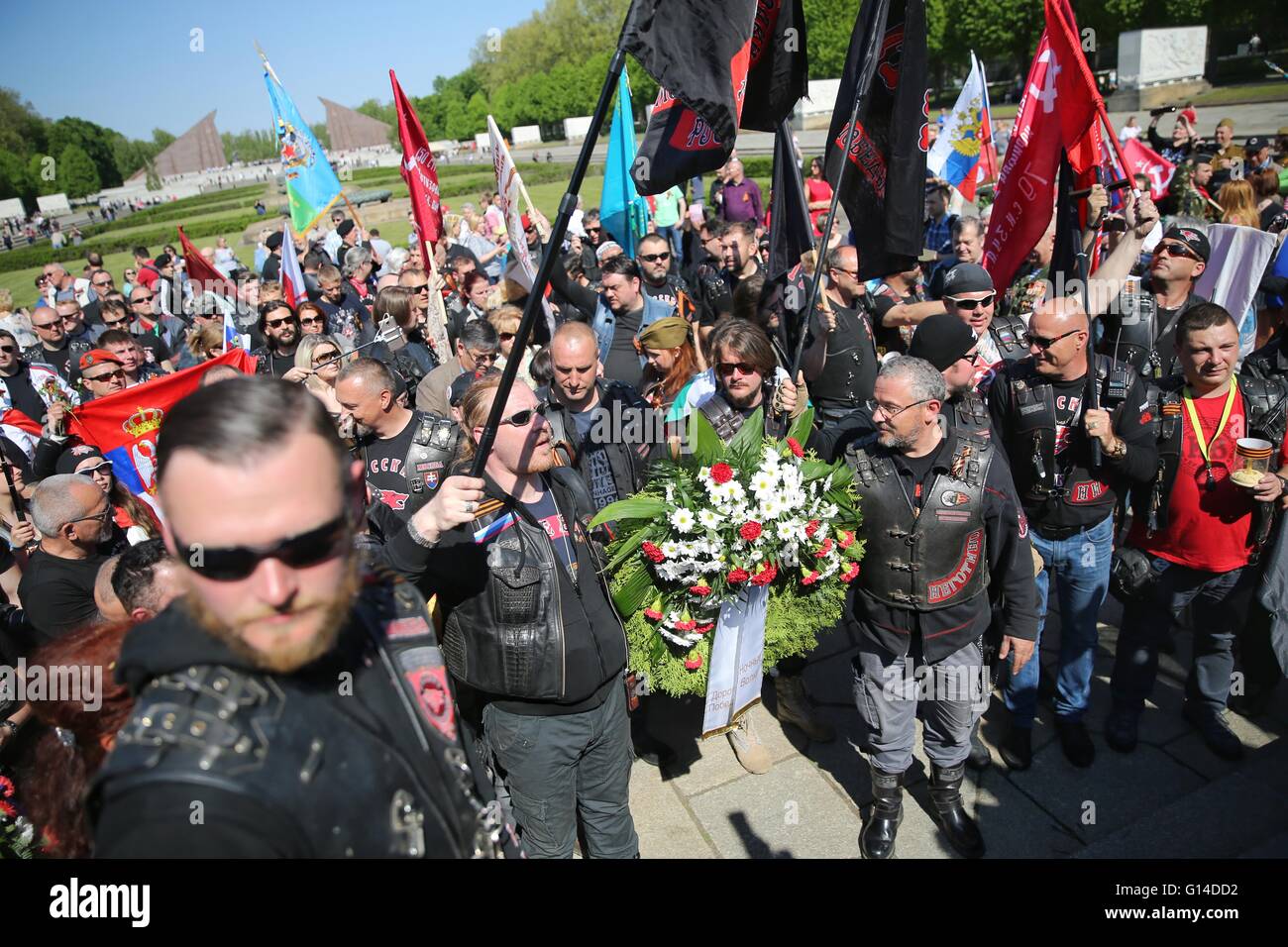 Berlin, Germany. 09th May, 2016. Members of the offshoot of the ...