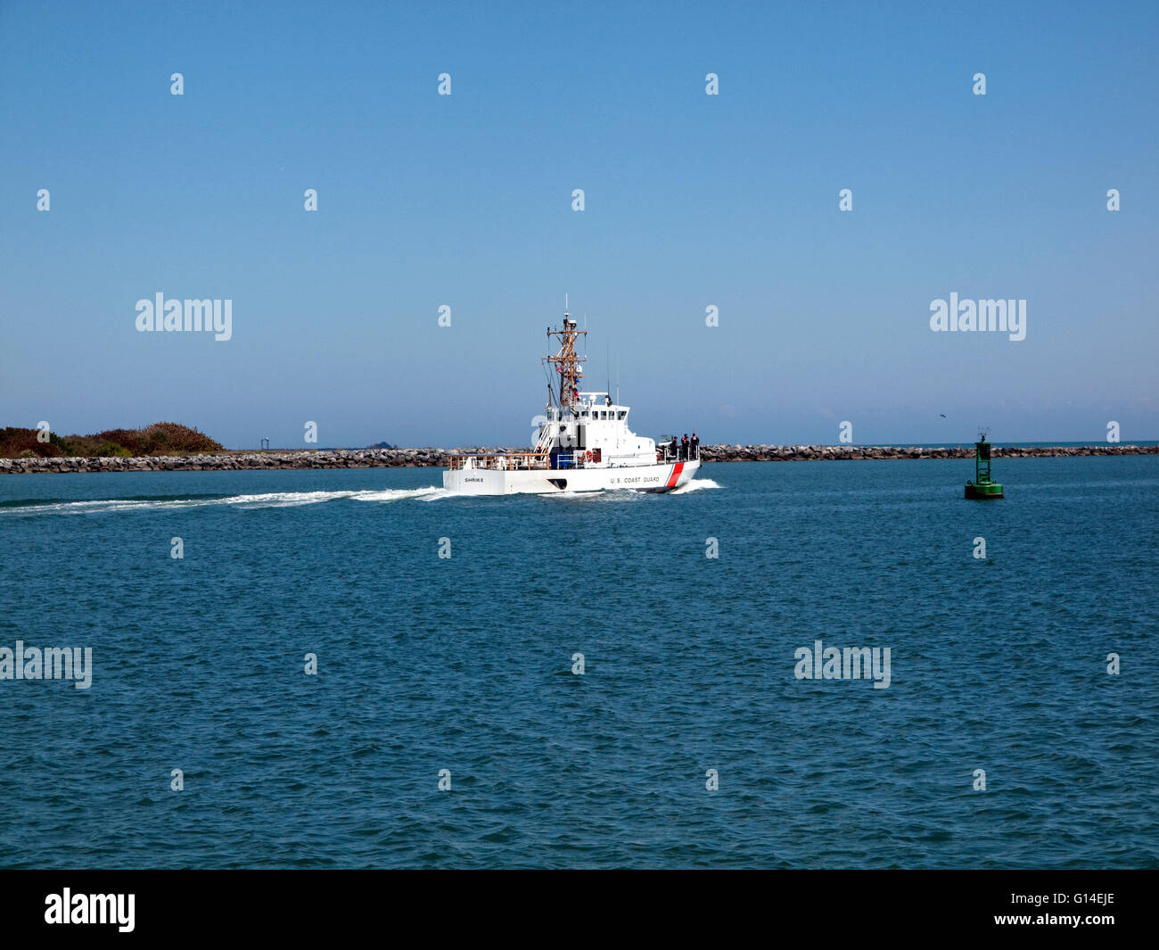 Us coast guard boat patrol hi-res stock photography and images - Alamy