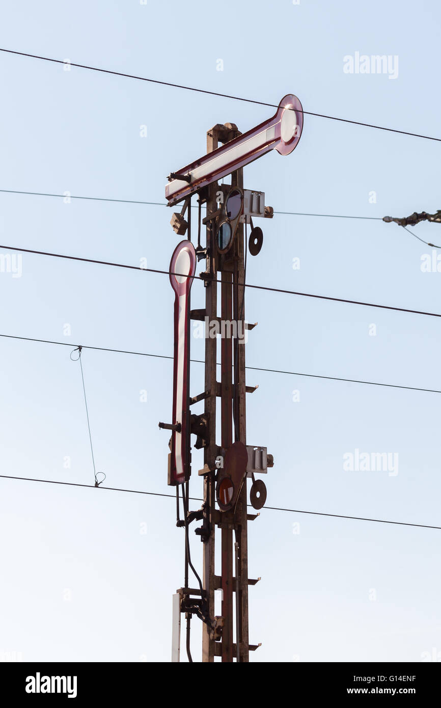 German railway signal hi-res stock photography and images - Alamy