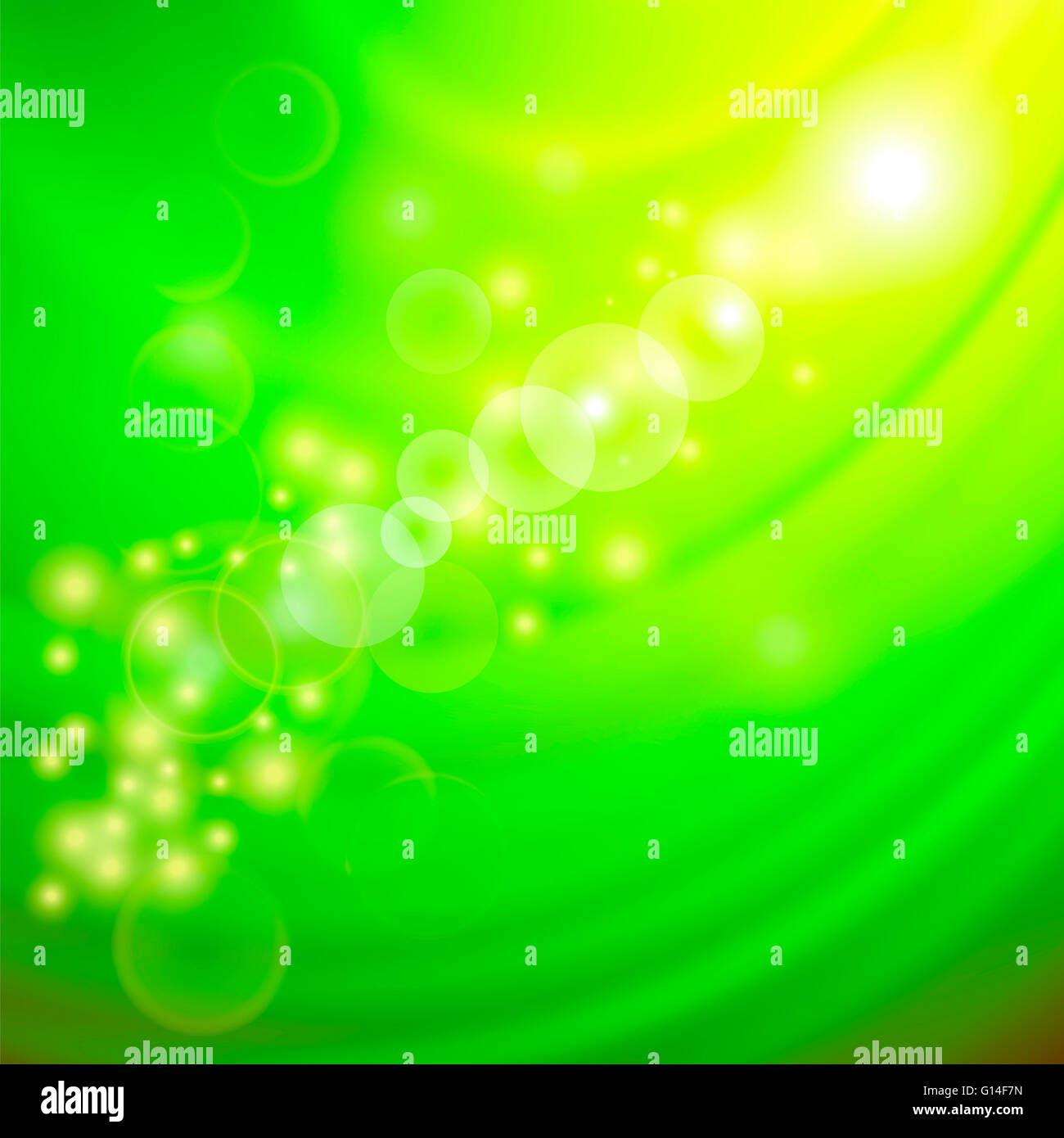 Abstract Light Green Wave Background Stock Photo - Alamy