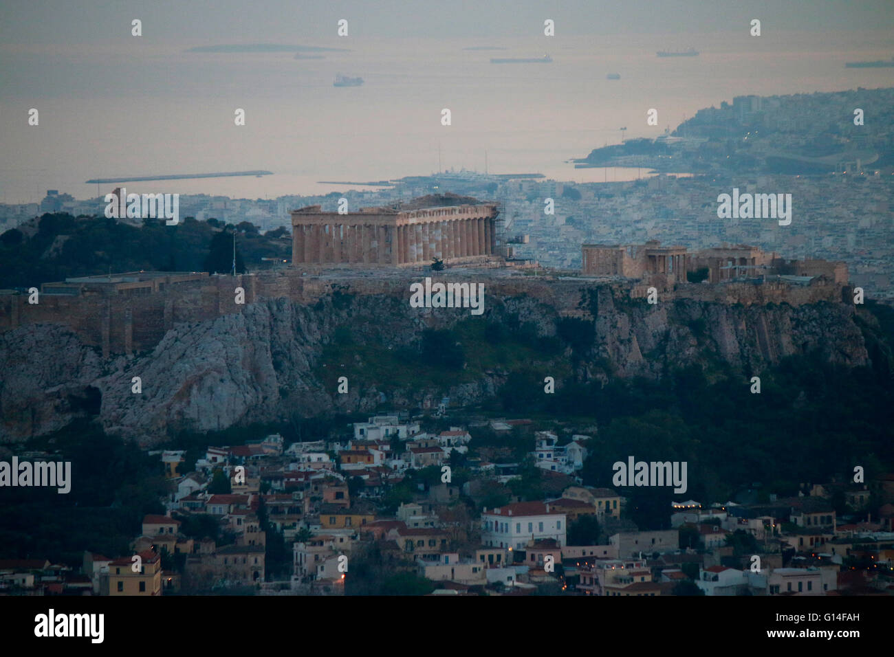 Athen luftbild hi-res stock photography and images - Alamy