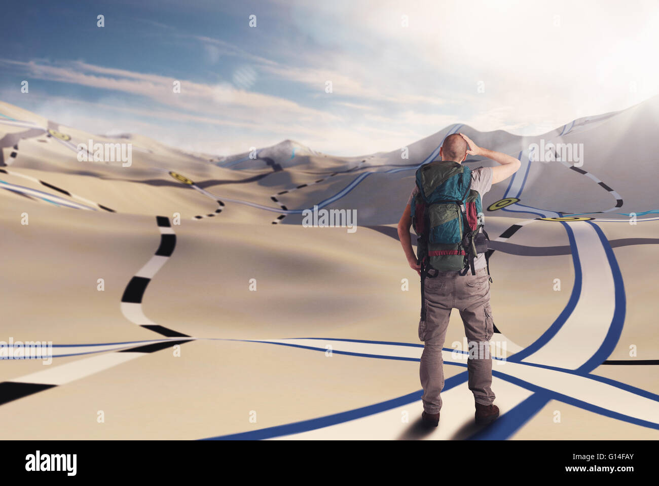 Explorer map hi-res stock photography and images - Alamy