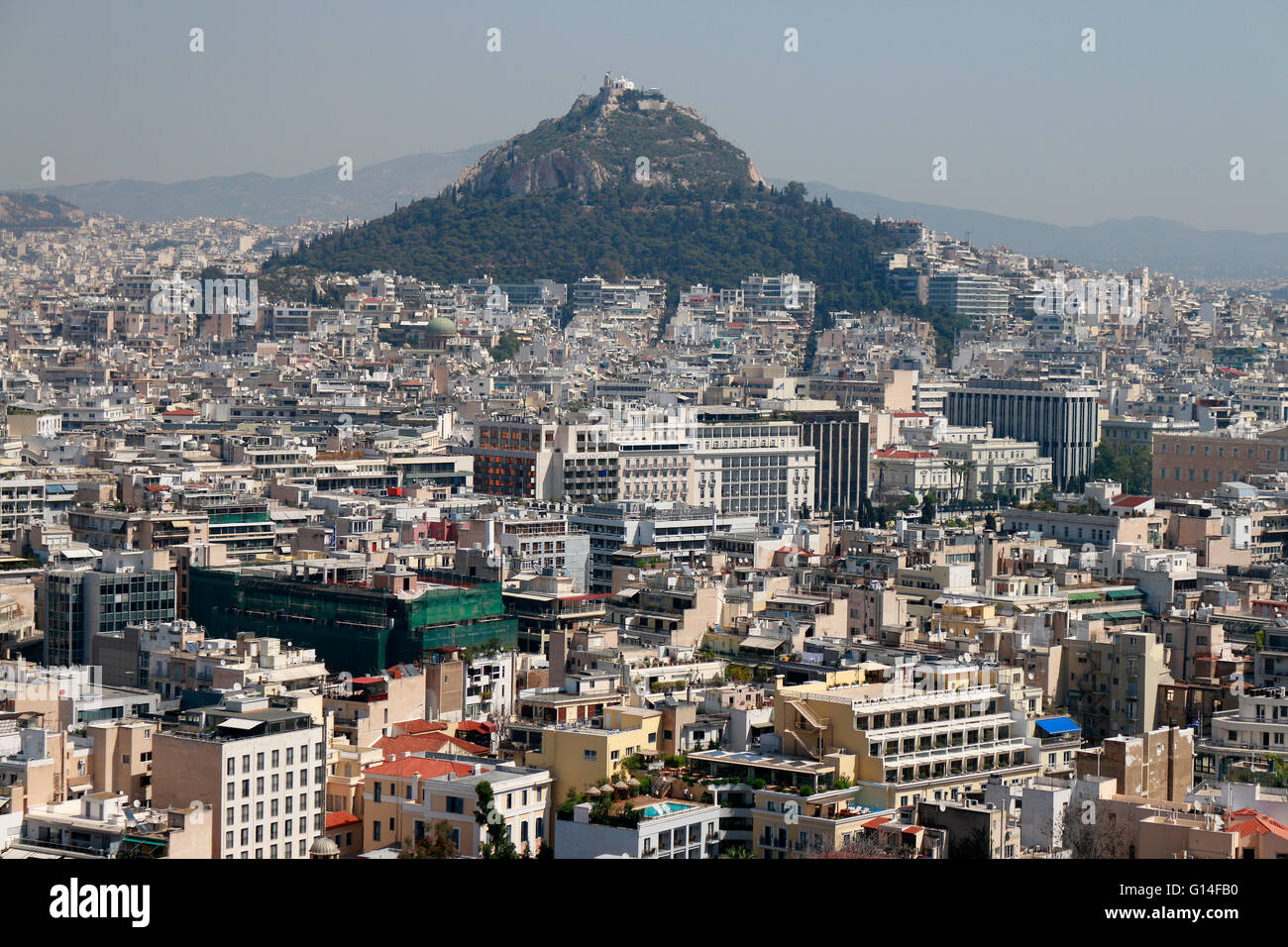 Mount lykabettus hi-res stock photography and images - Alamy