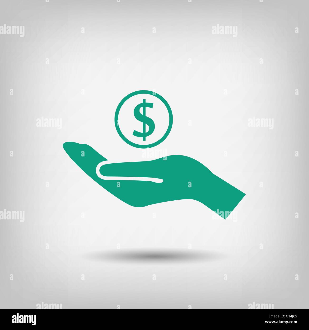 money in hand icon Stock Vector Image & Art - Alamy