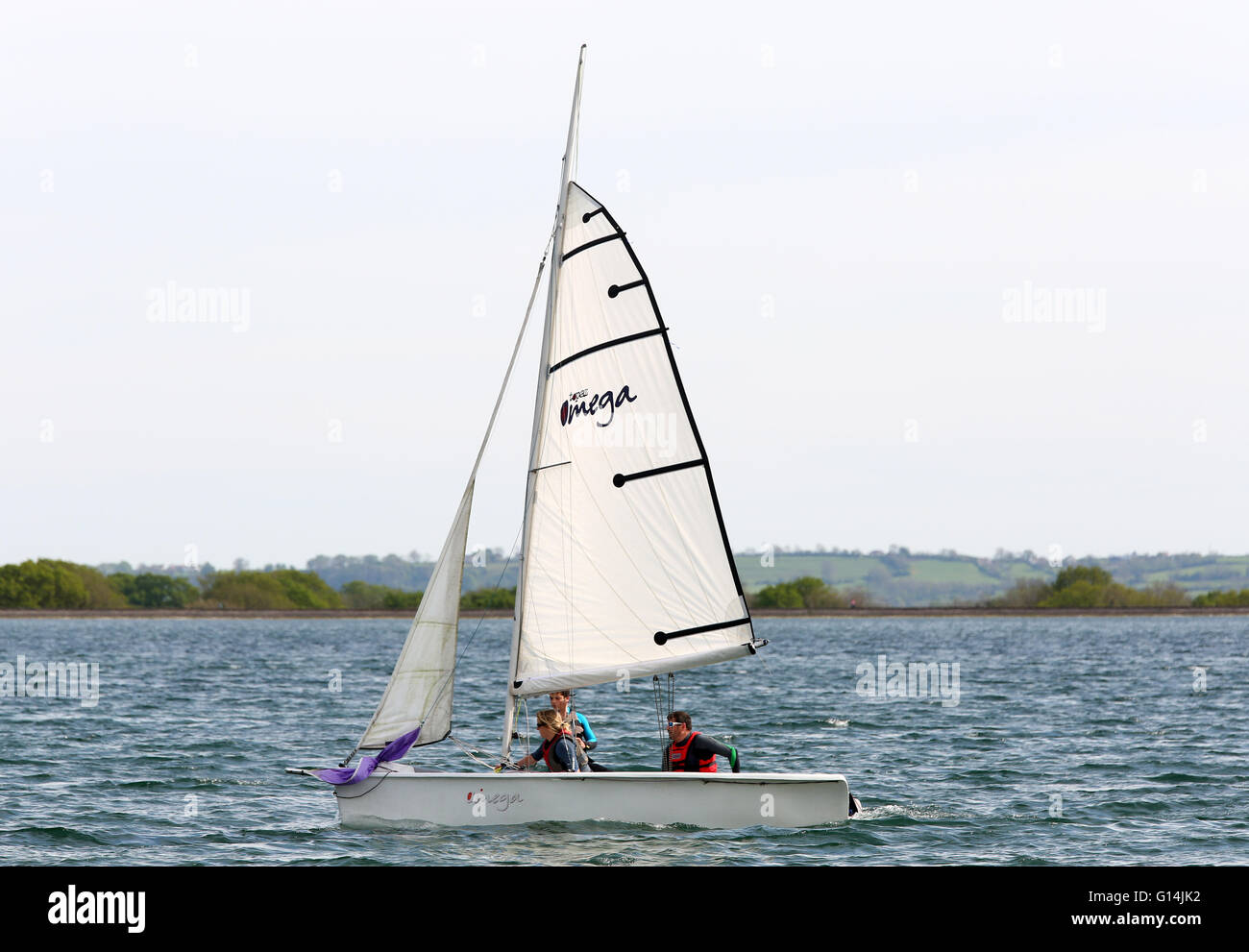 Sailing boats on the reservoir at Cheddar, May 2016 Stock Photo - Alamy
