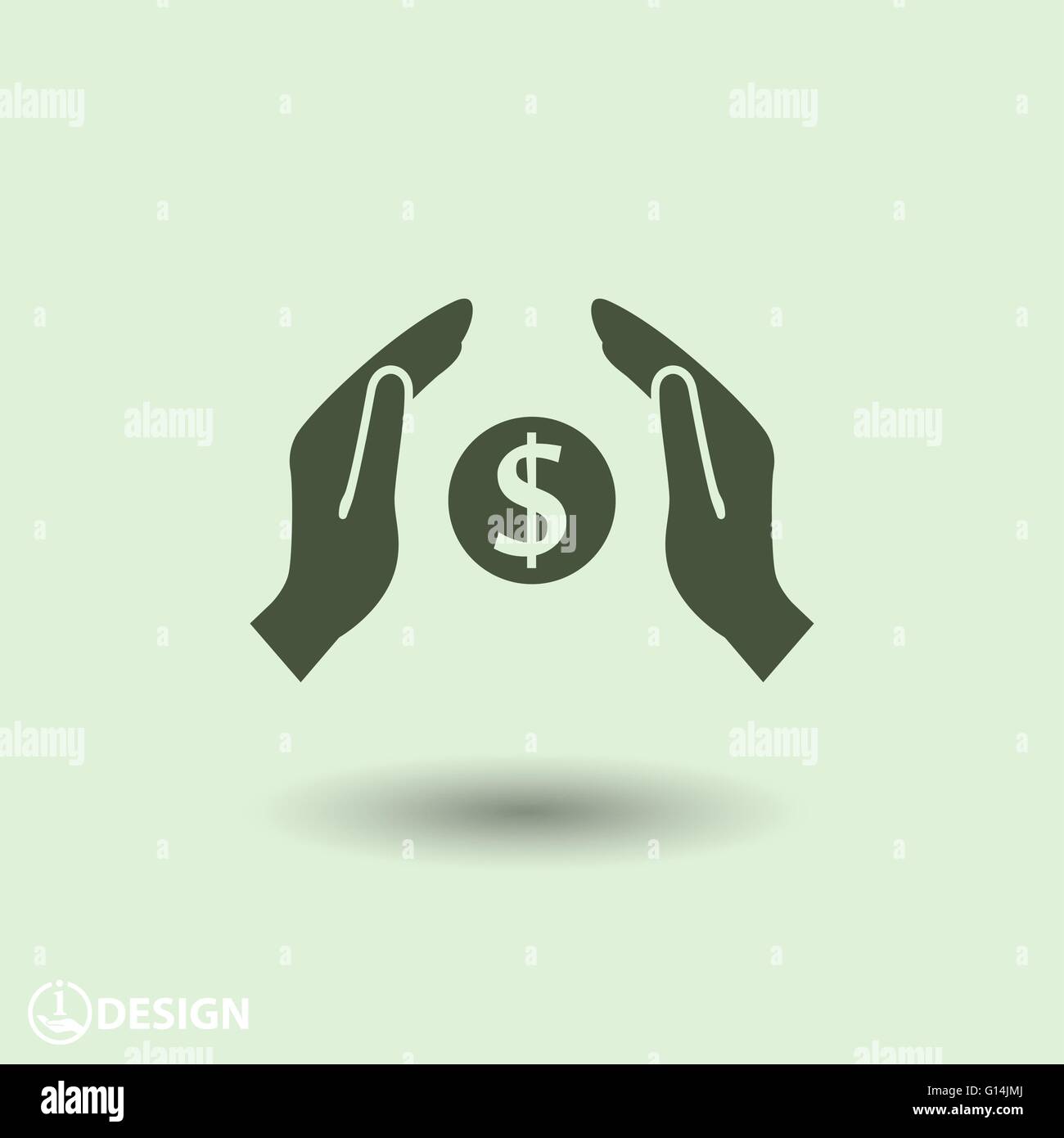 money in hand icon Stock Vector Image & Art - Alamy
