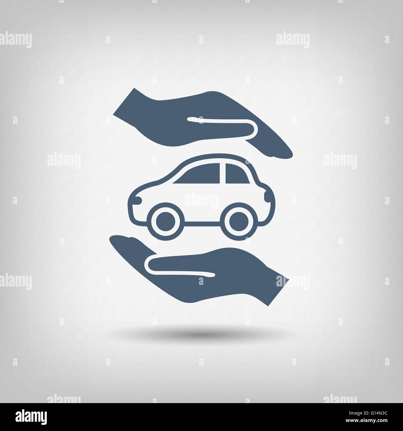 car in hand icon Stock Vector Image & Art - Alamy