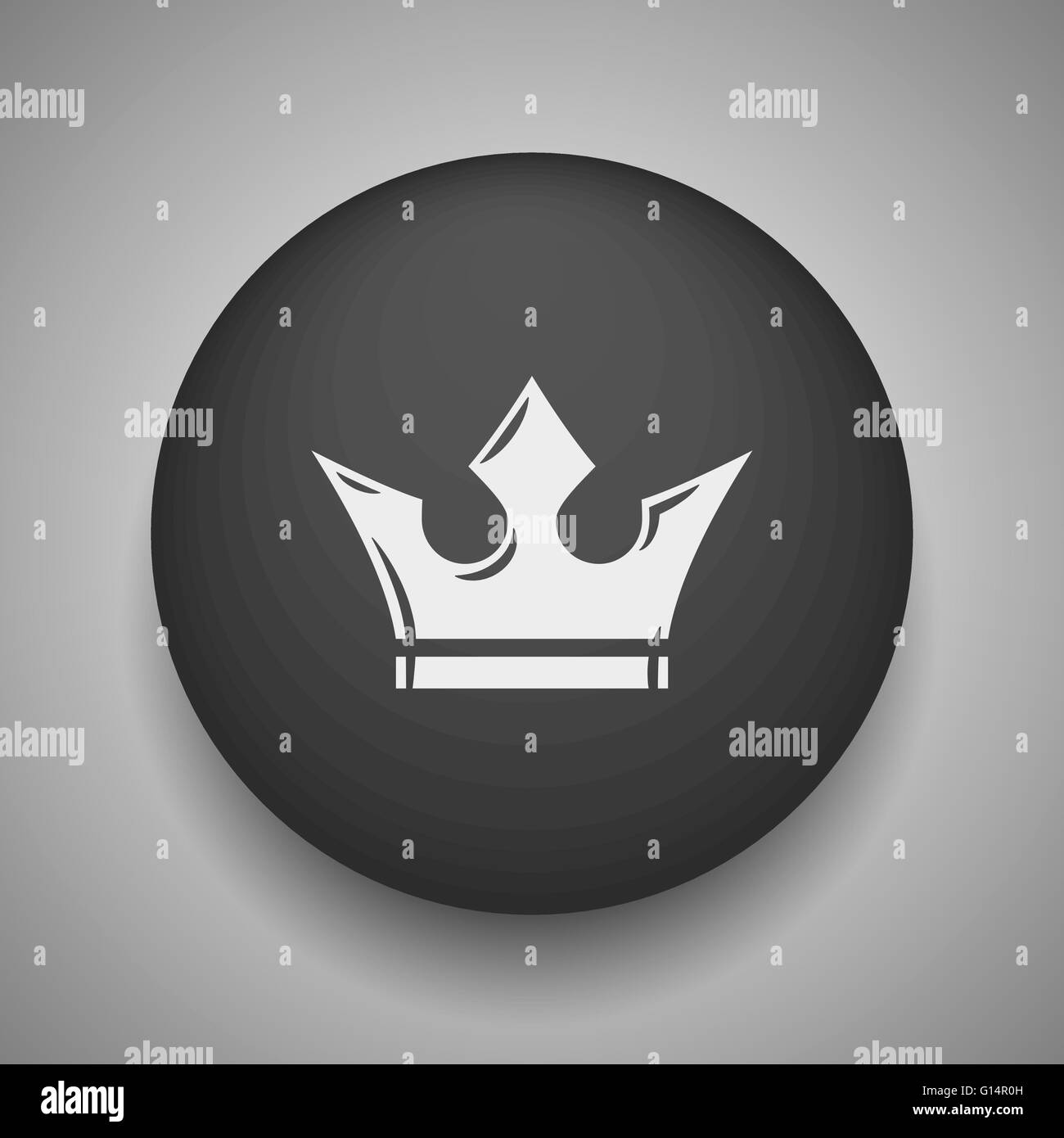 Crown icon Black and White Stock Photos & Images - Alamy