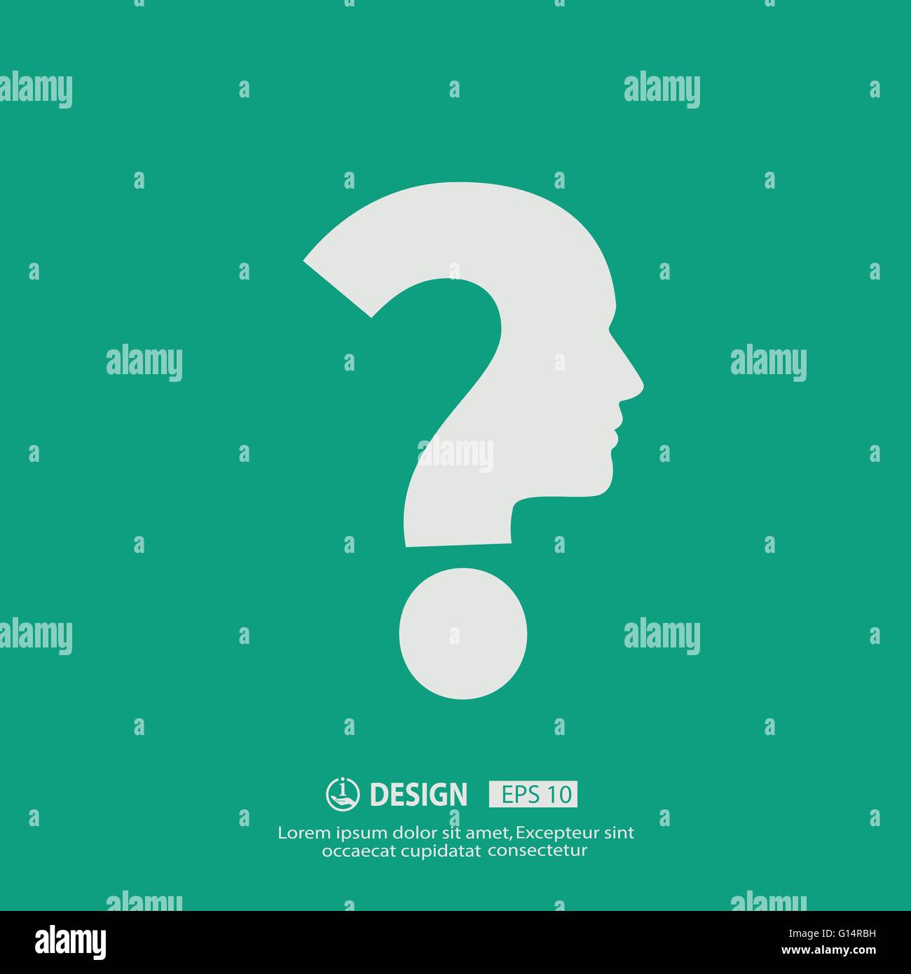 question mark and man icon Stock Vector Image & Art - Alamy