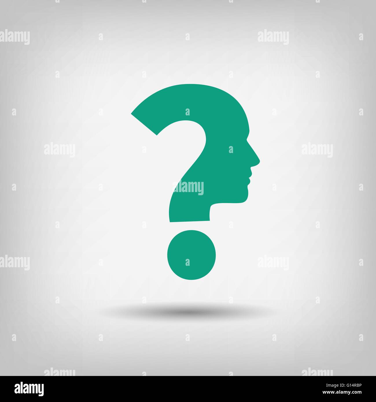 question mark and man icon Stock Vector Image & Art - Alamy