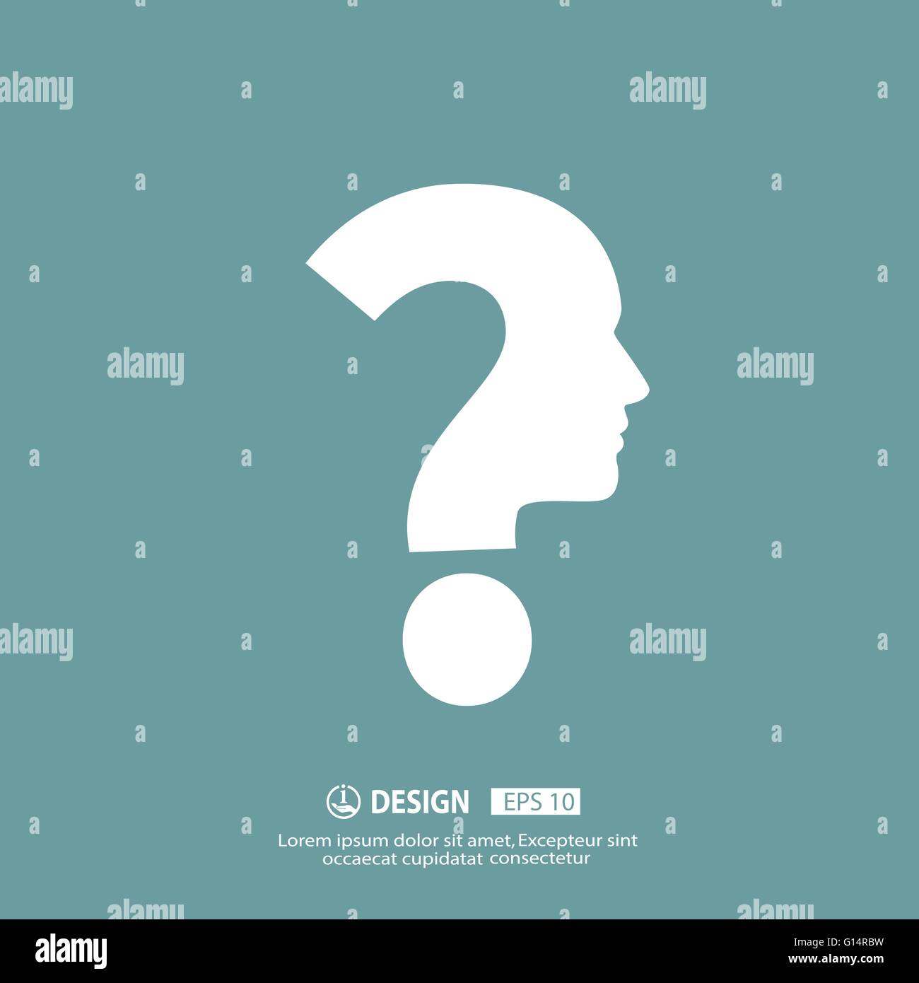 question mark and man icon Stock Vector Image & Art - Alamy