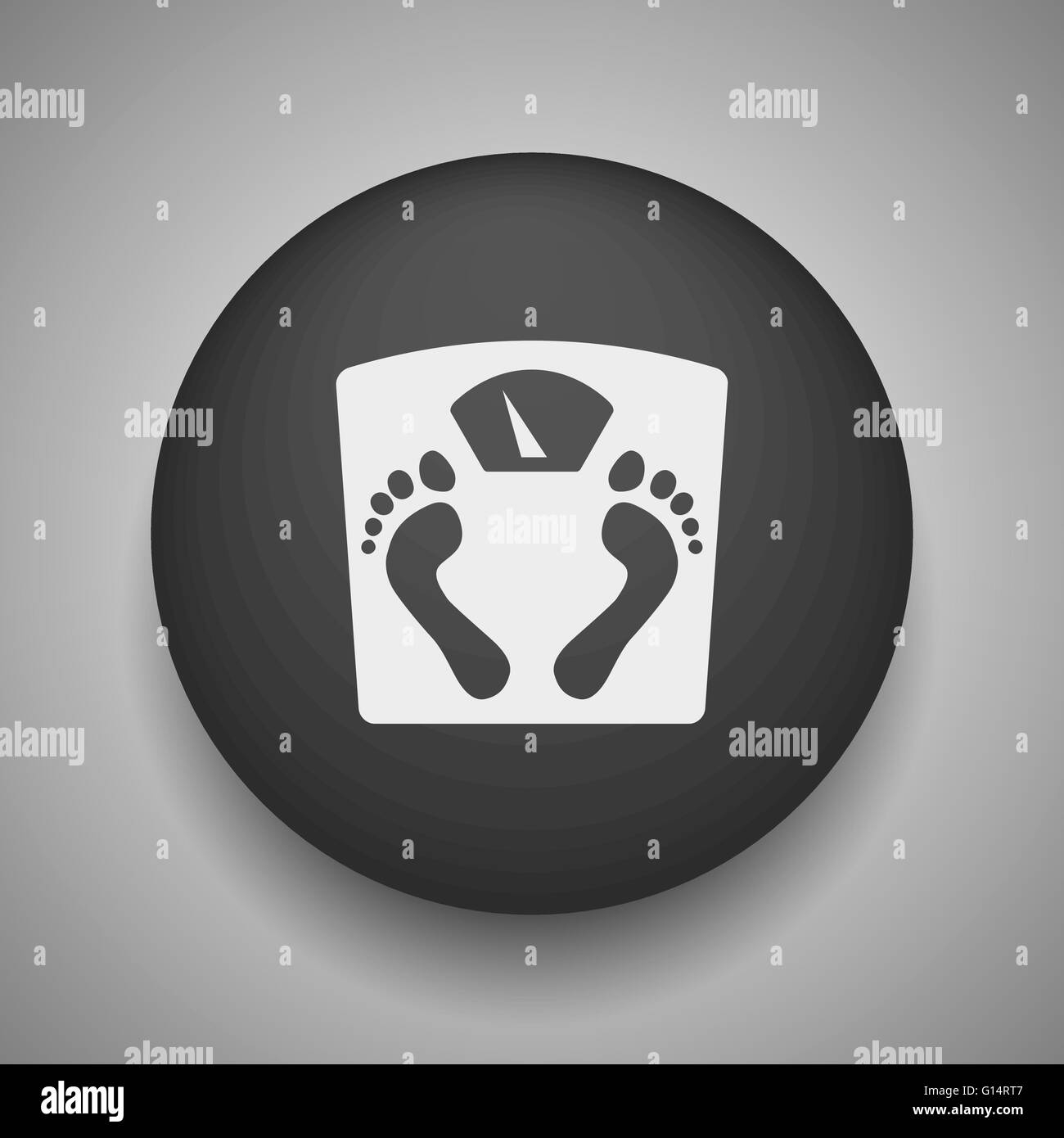 bathroom scale icon Stock Vector Image & Art - Alamy