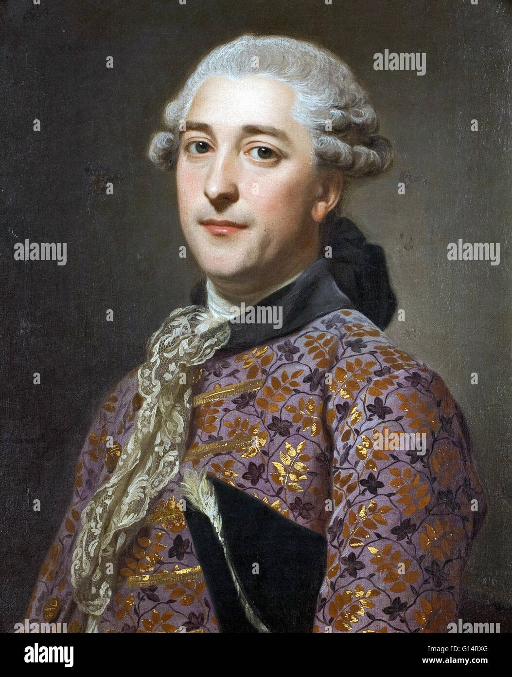 Alexander Roslin - Portrait of Prince Vladimir Golitsyn Borisovtj Stock ...