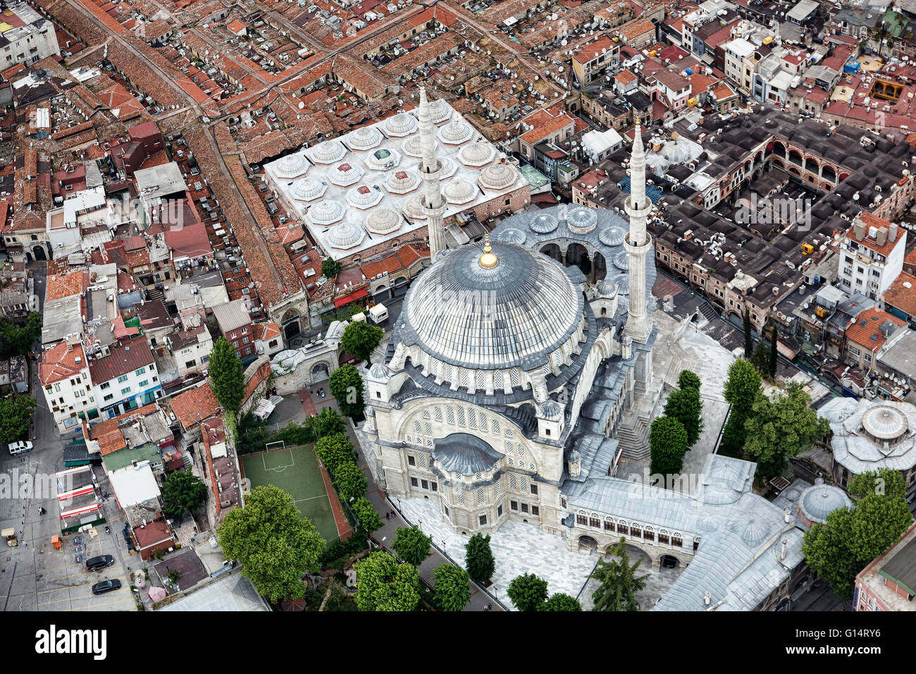 Aerial view of Beyazit Mosque Stock Photo - Alamy