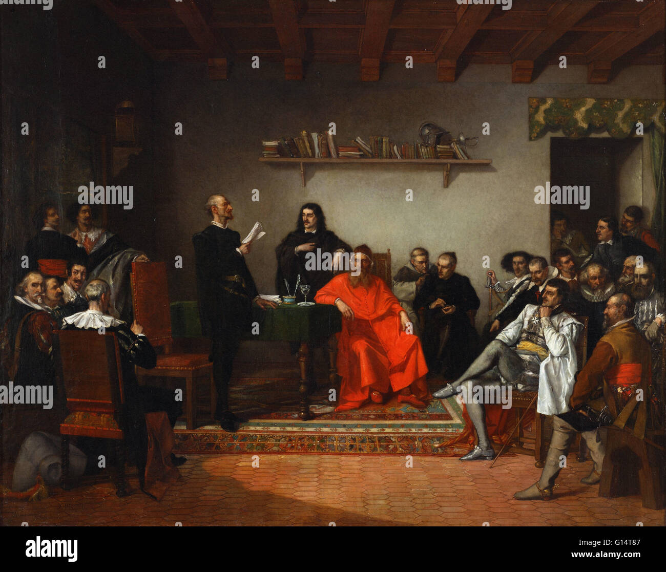 Ignacio Merino - Reading Don Quixote - Museo de Arte de Lima Stock ...