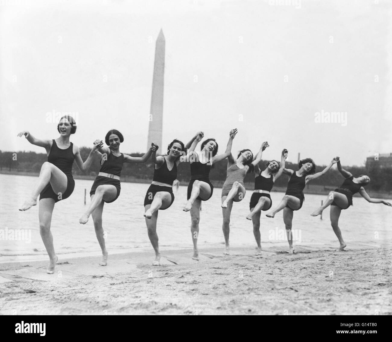 The Morgan Dancers at the Tidal Basin in Washington, D.C. on May, 12th ...