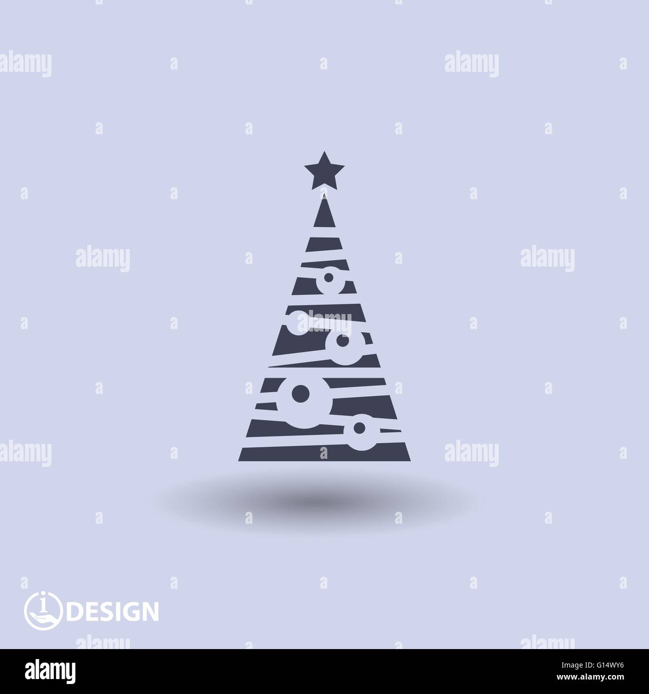 Christmas tree icon Stock Vector Image & Art - Alamy