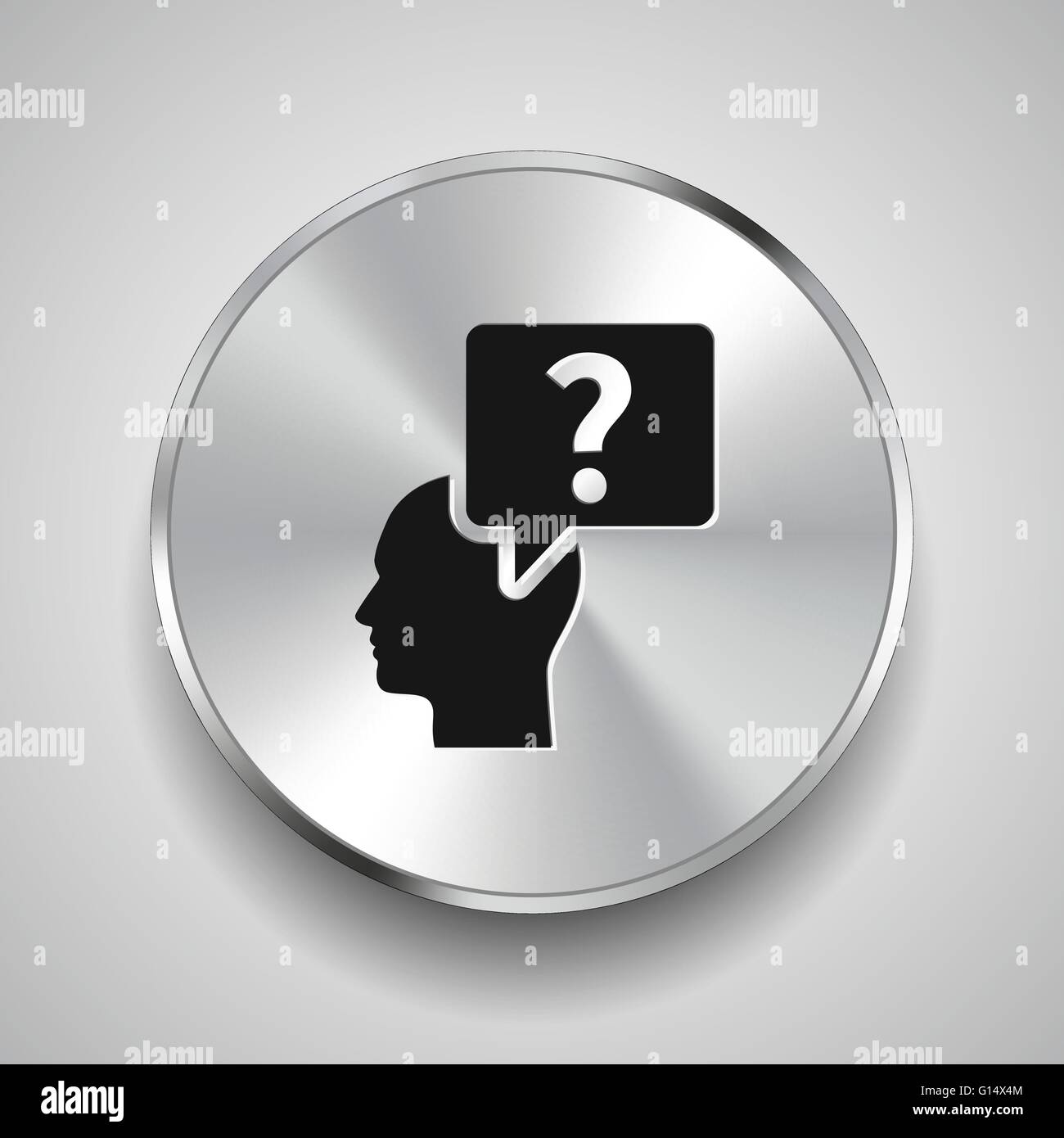 question mark and man icon Stock Vector Image & Art - Alamy