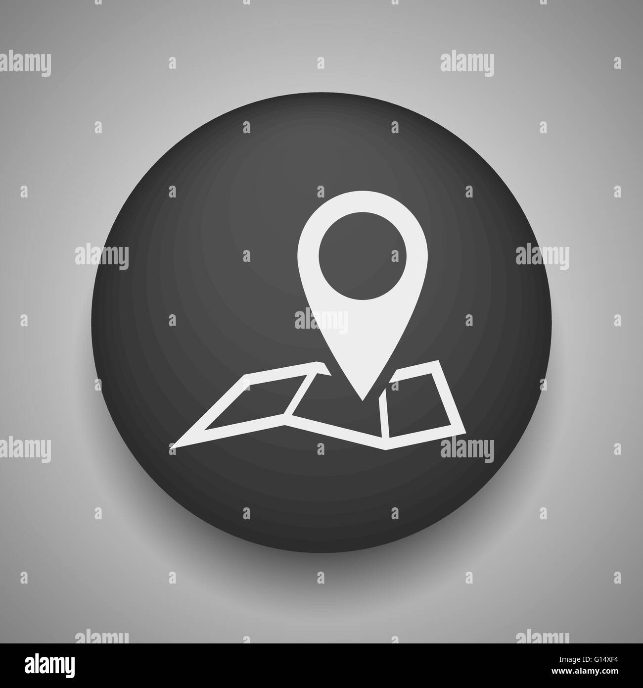 Map icon icon Stock Vector Image & Art - Alamy