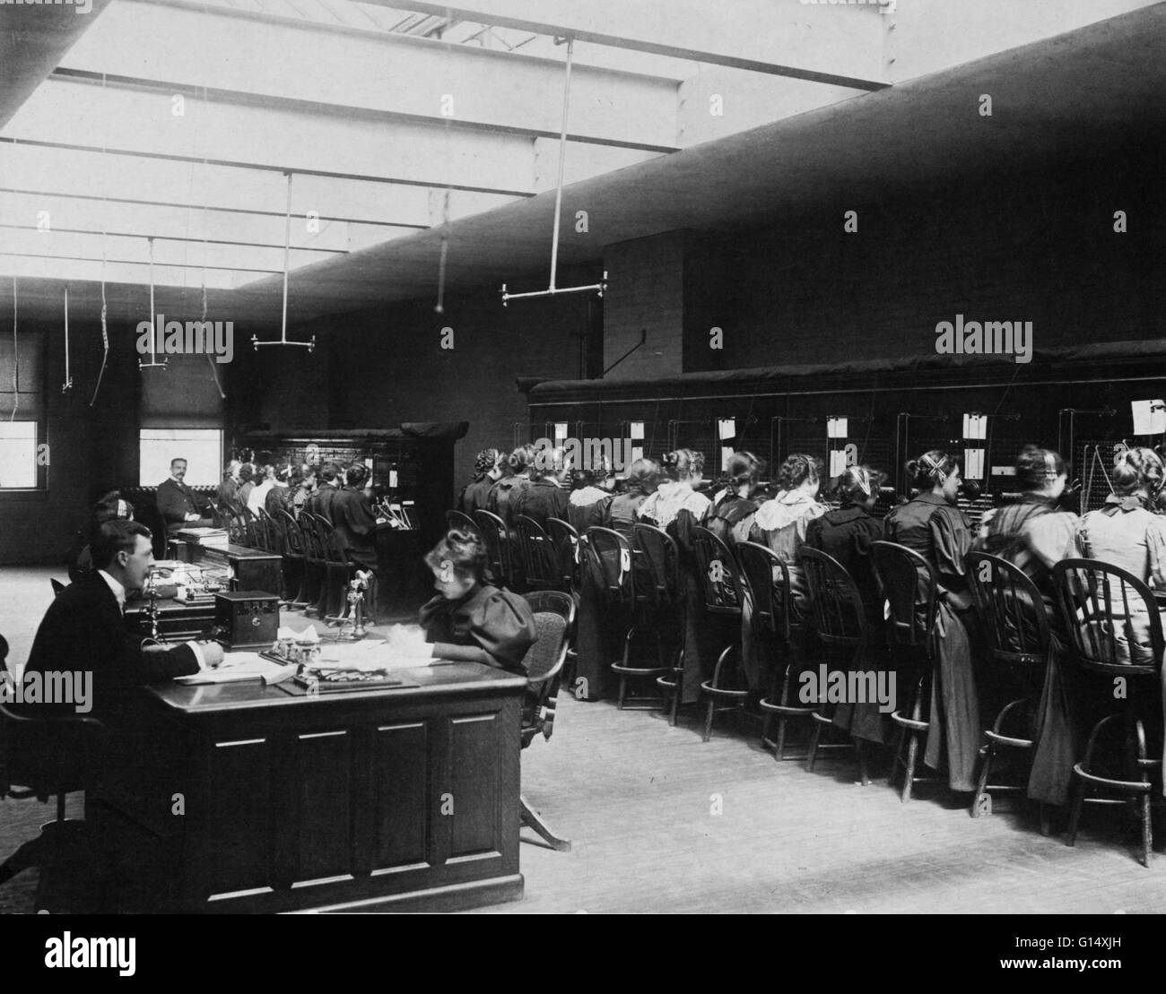 Telephone exchange 19th century hi-res stock photography and images - Alamy