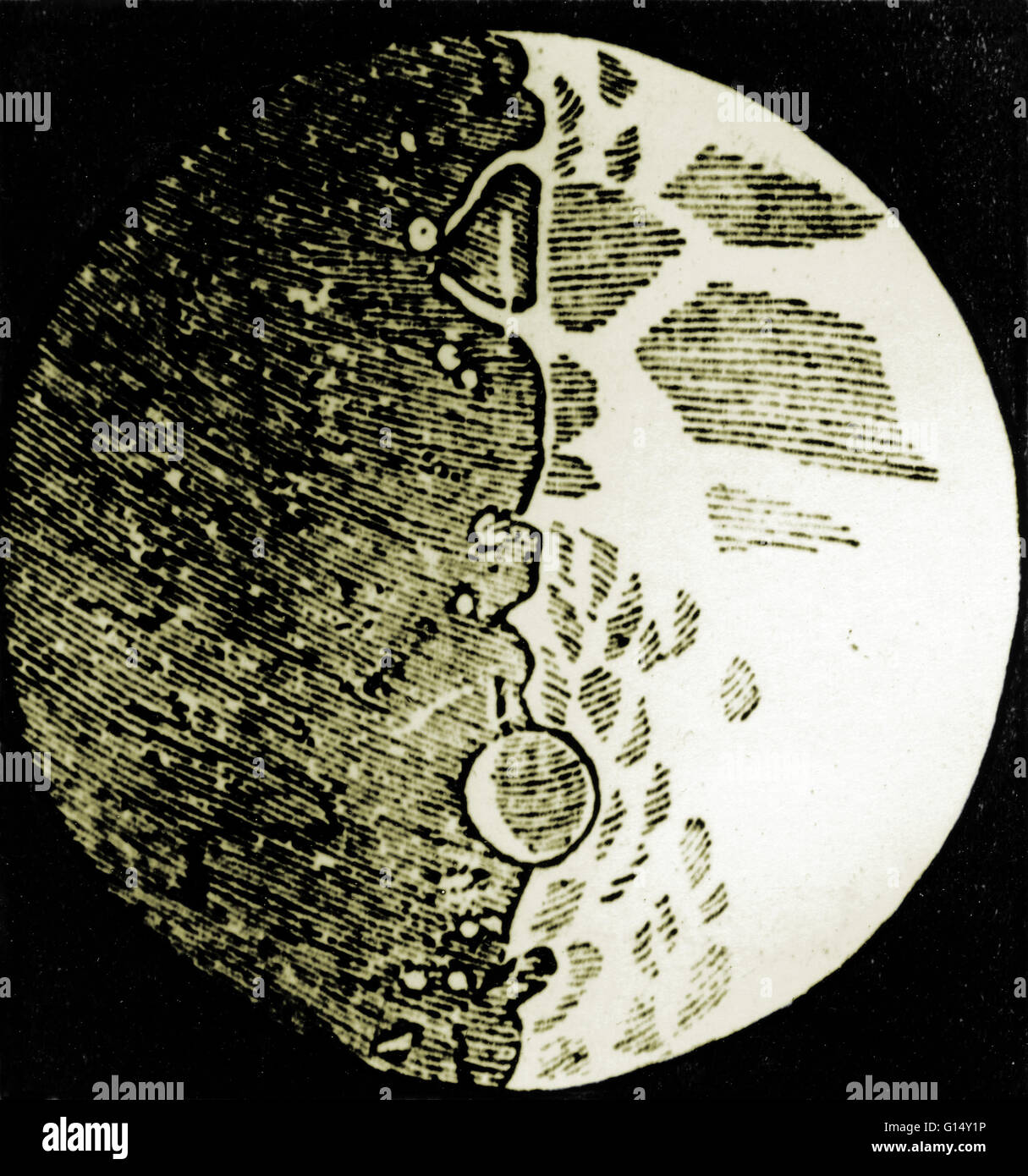 Moon drawing hi-res stock photography and images - Alamy