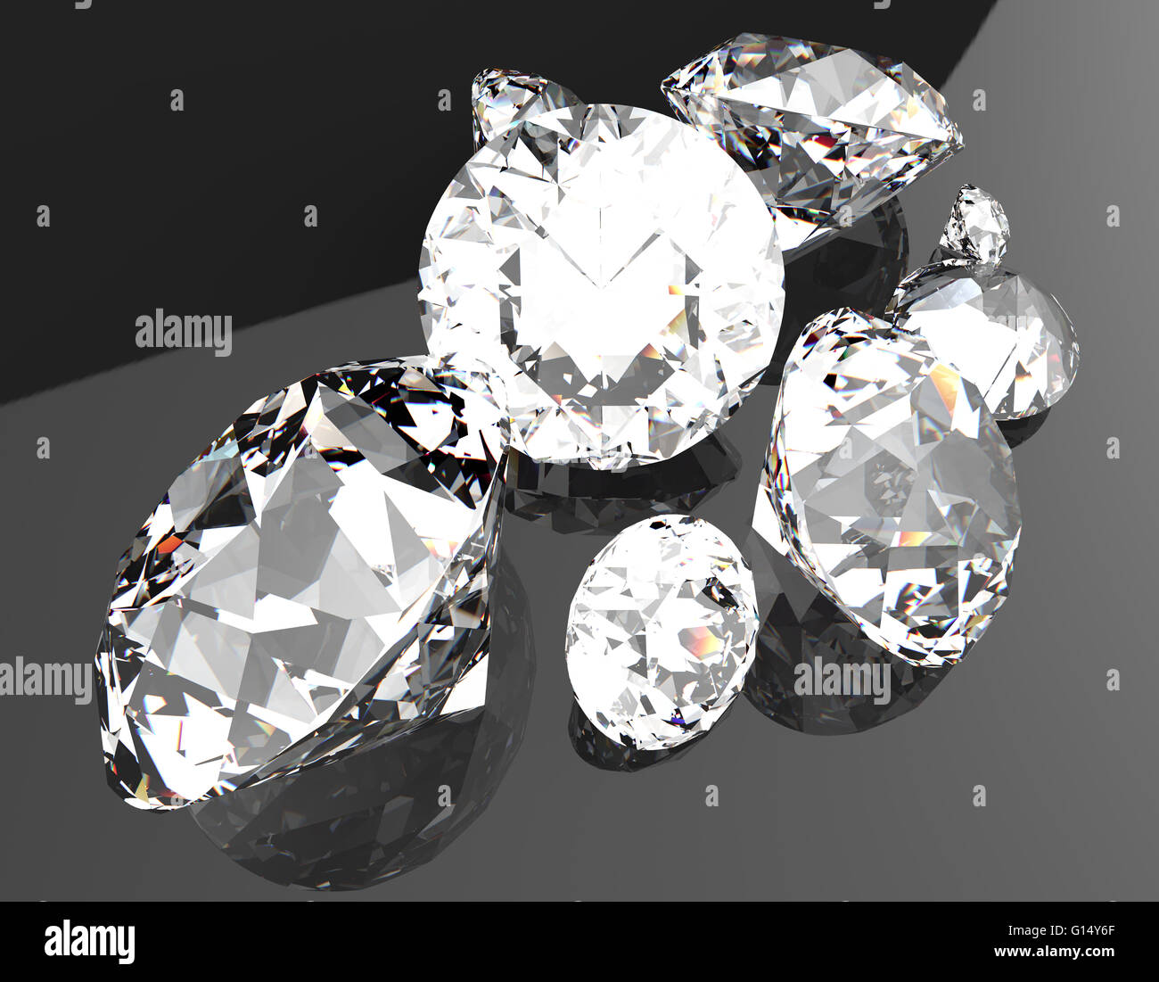 Gemstones 3d render hi-res stock photography and images - Alamy