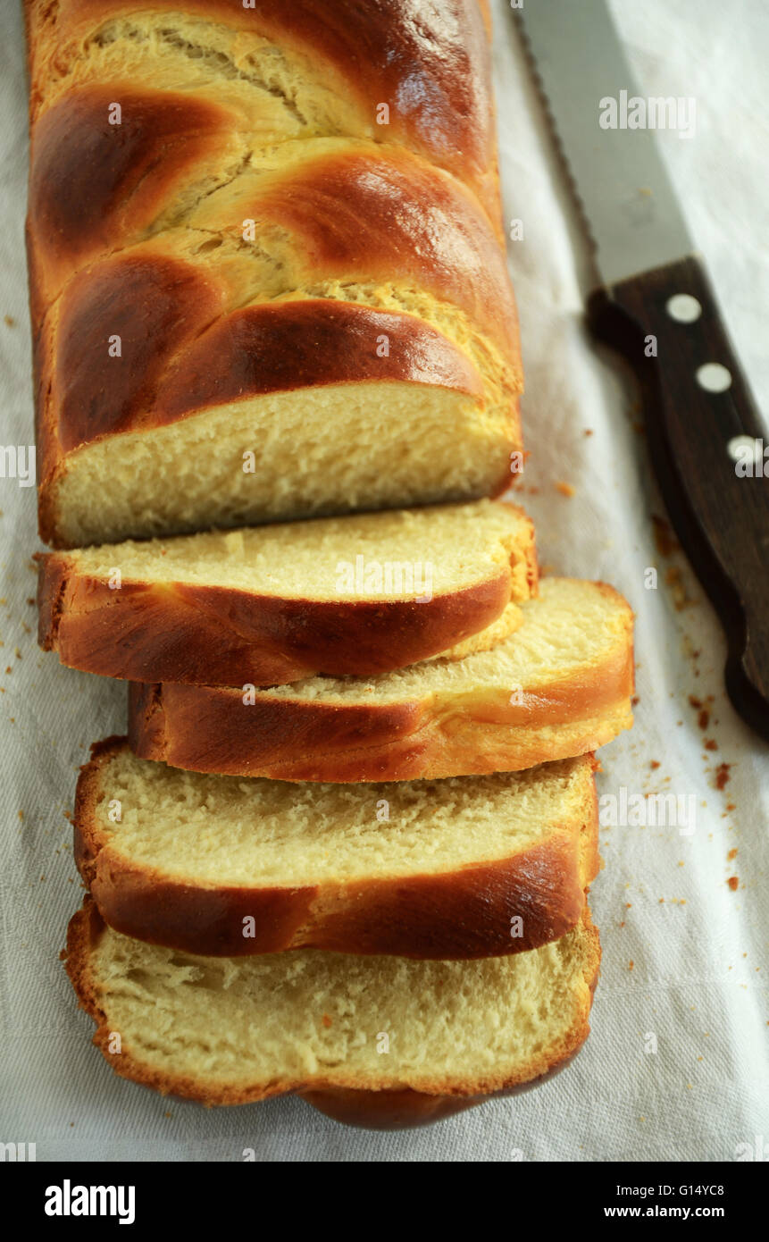 Challah bread braided dough hi-res stock photography and images - Alamy