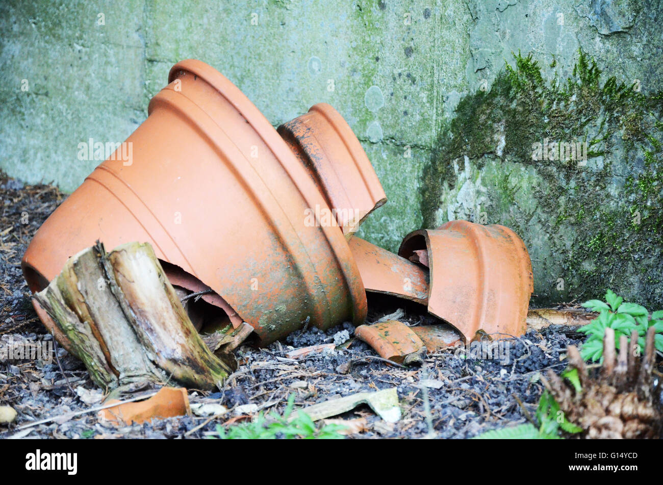 Broken pottery dirty hi-res stock photography and images - Alamy