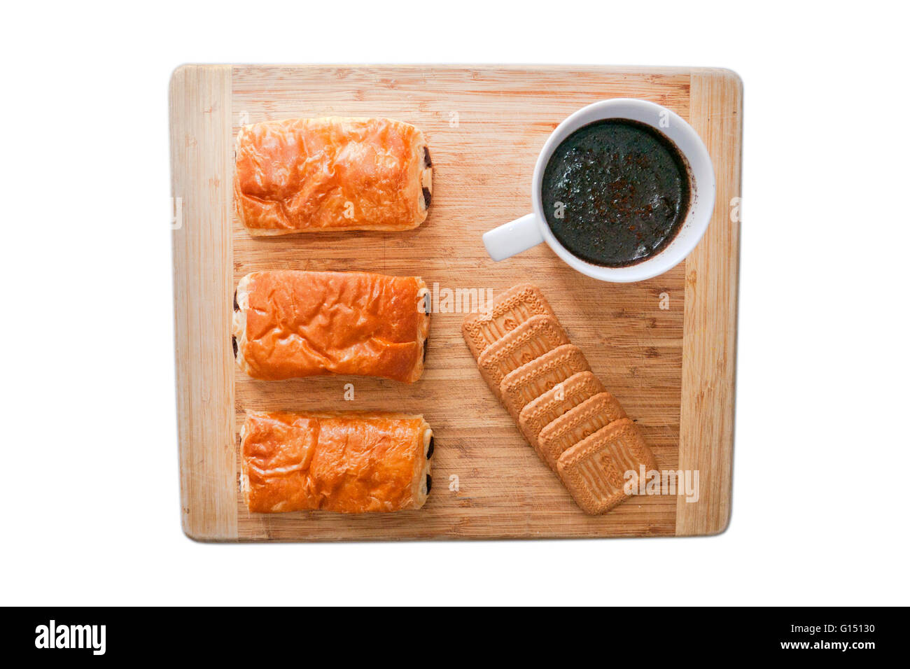 Flat lay breakfast on hi-res stock photography and images - Alamy