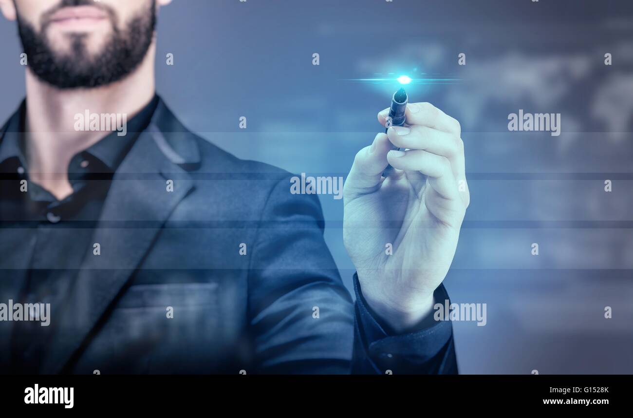 Writing screen hi-res stock photography and images - Alamy