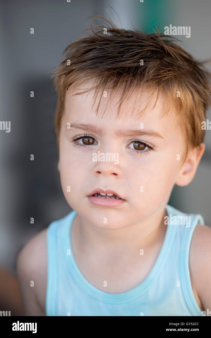Portrait of a boy Stock Photo - Alamy