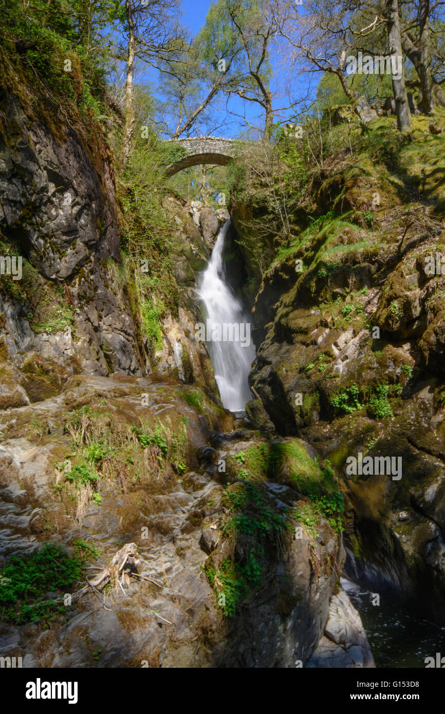 Aira Force waterfall Stock Photo - Alamy