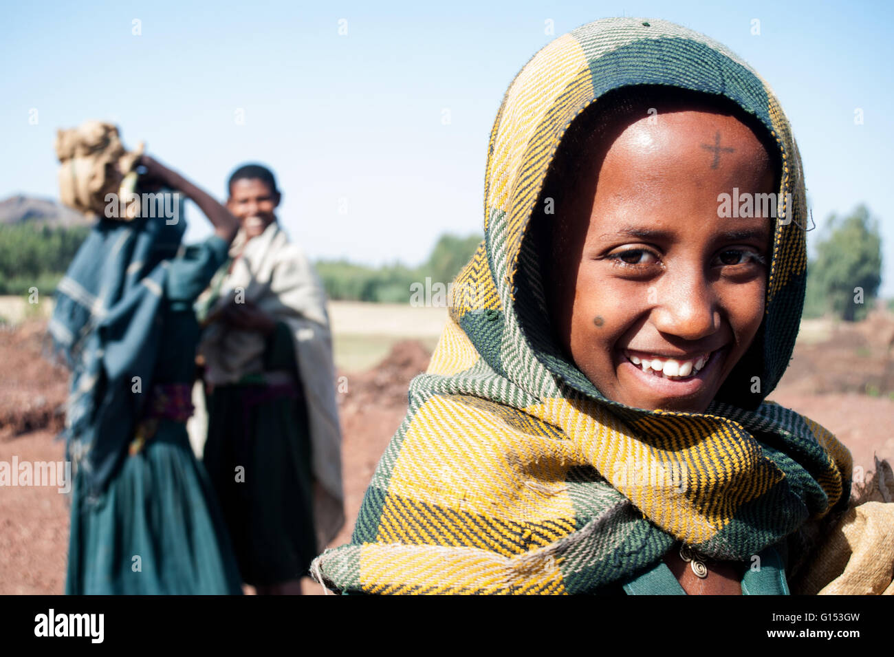 Amhara africa ethiopia girl hi-res stock photography and images - Alamy