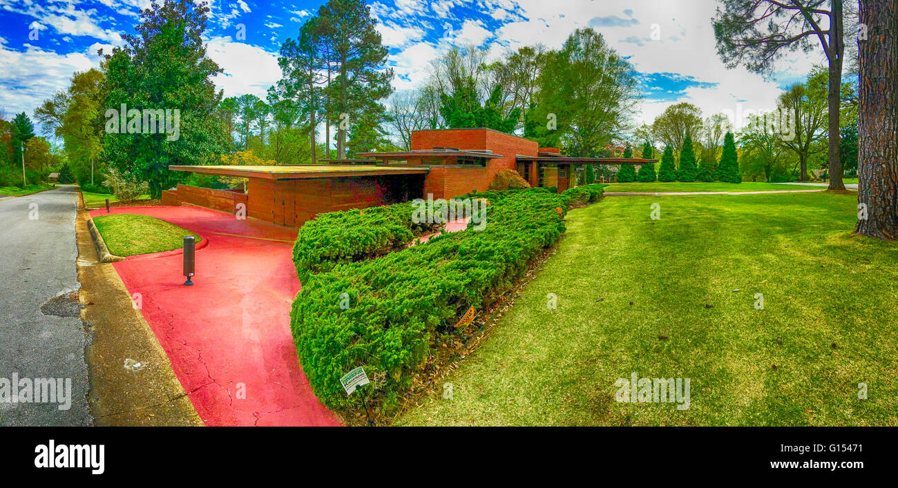 Frank Lloyd Wright - Rosenbaum House in Florence, Alabama Stock Photo ...