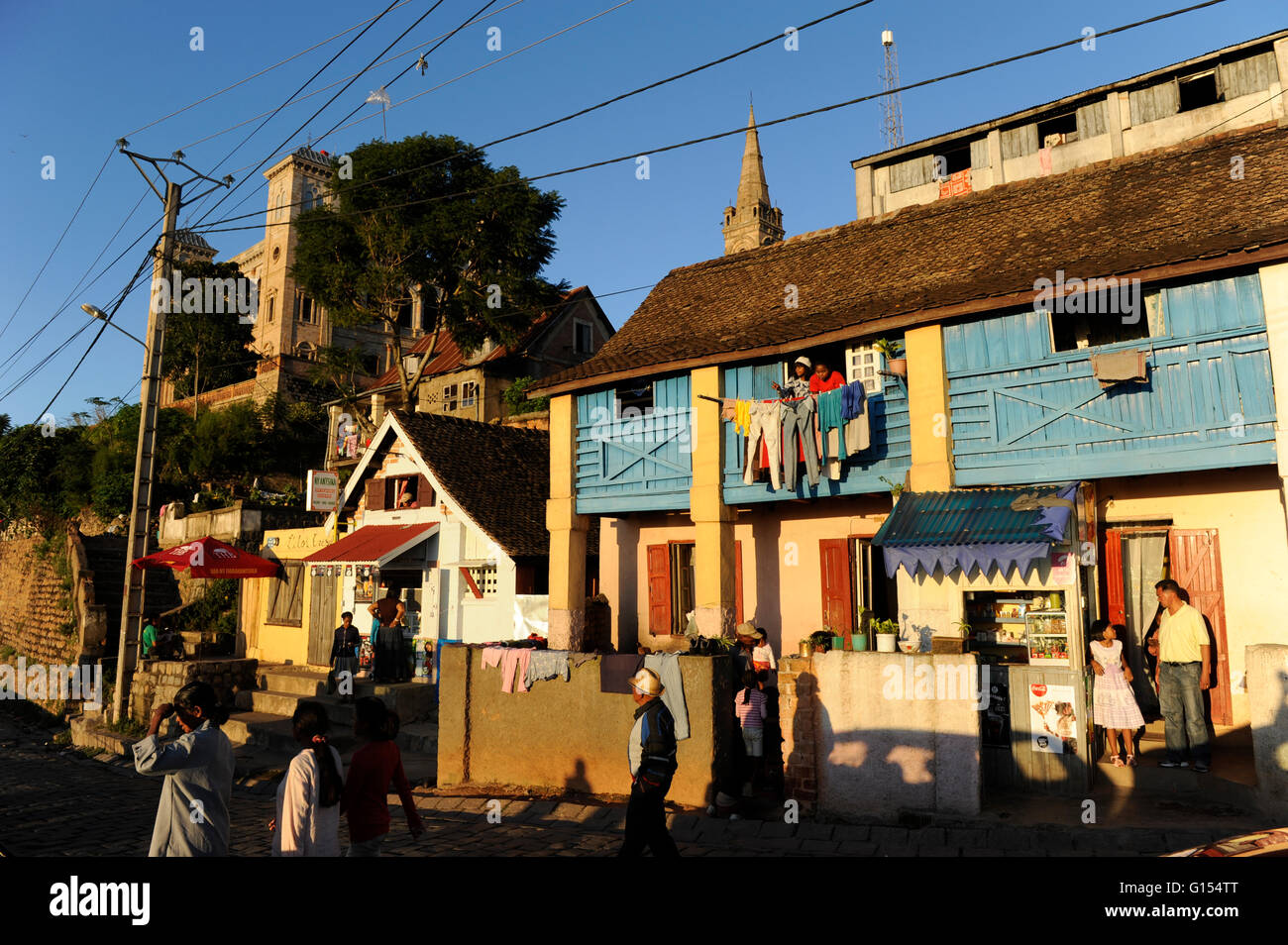 MADAGASCAR city Antananarivo , "Queen's Palace" after Queen Ranavalona ...