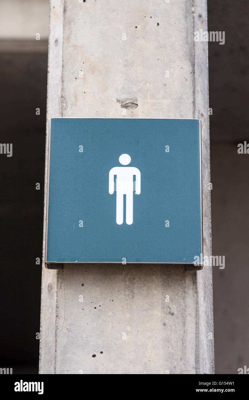 Man toilet sign Stock Photo - Alamy