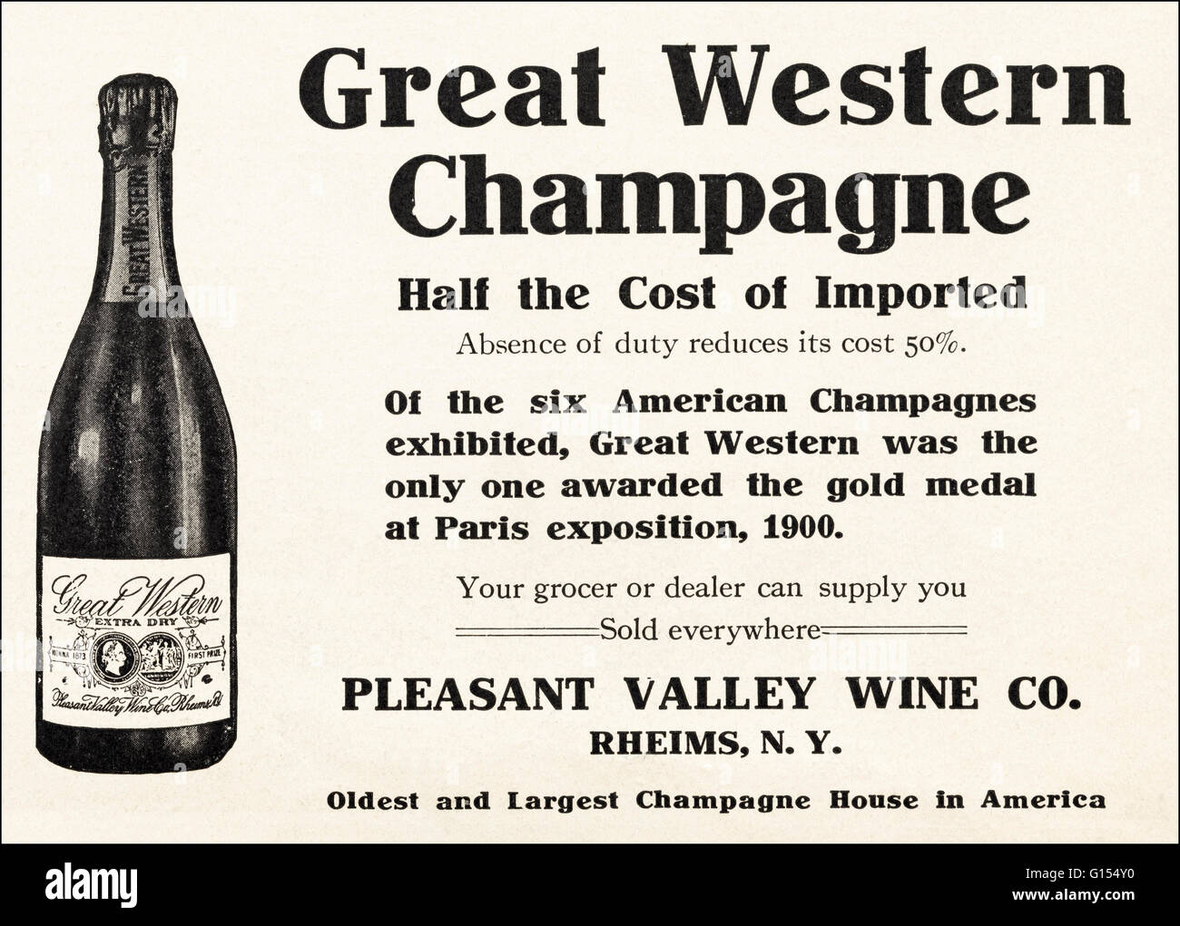 Original old vintage American magazine advert from the Edwardian era ...