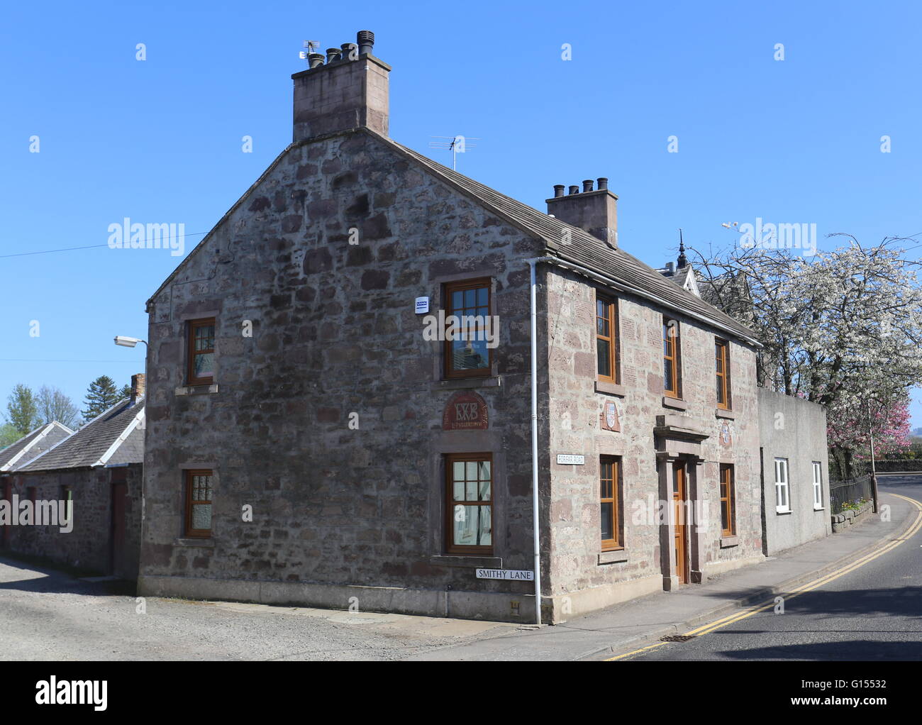 Meigle street scene Scotland May 2016 Stock Photo - Alamy