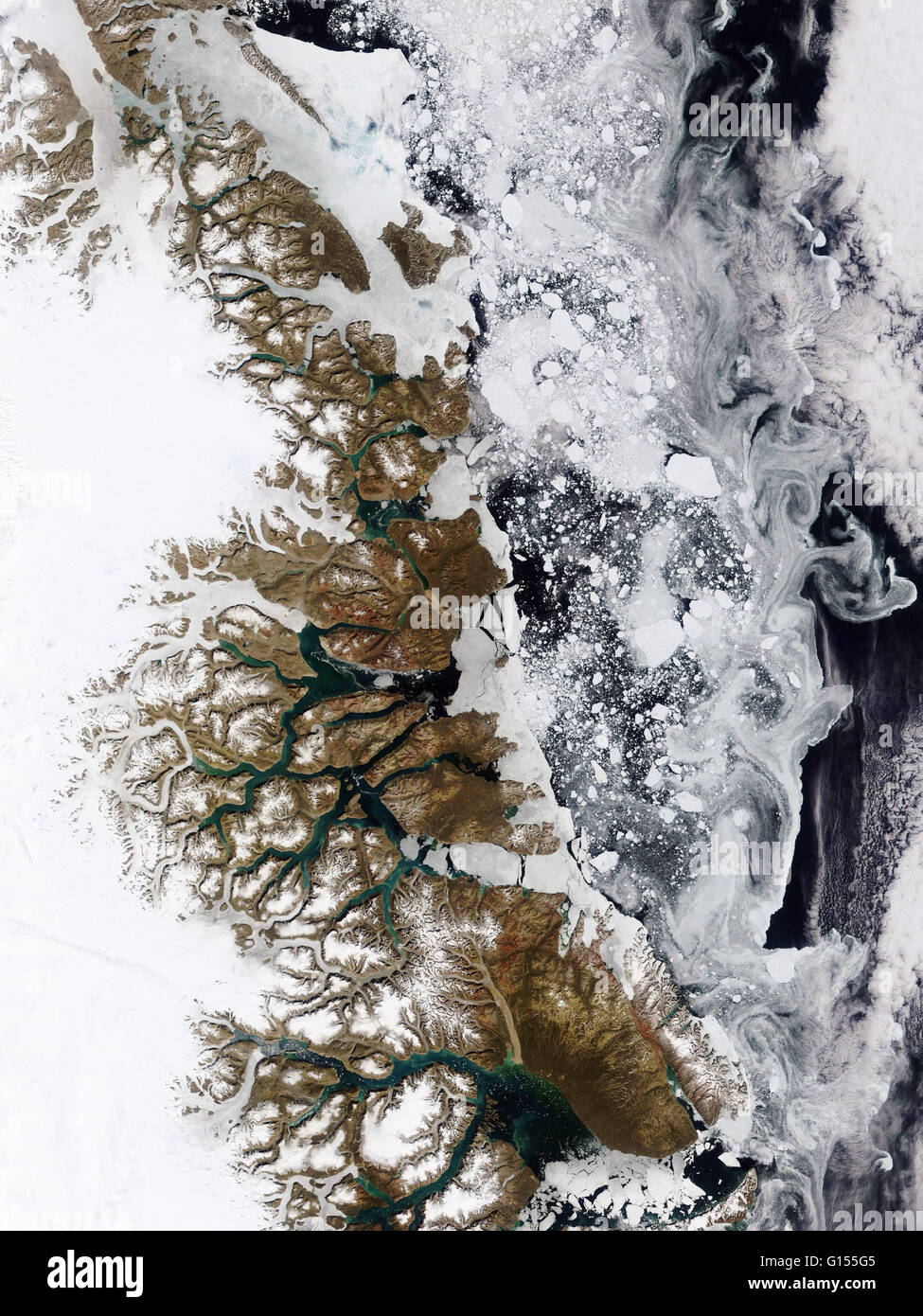 Summer thaw was underway on the fringe of eastern Greenland when the ...