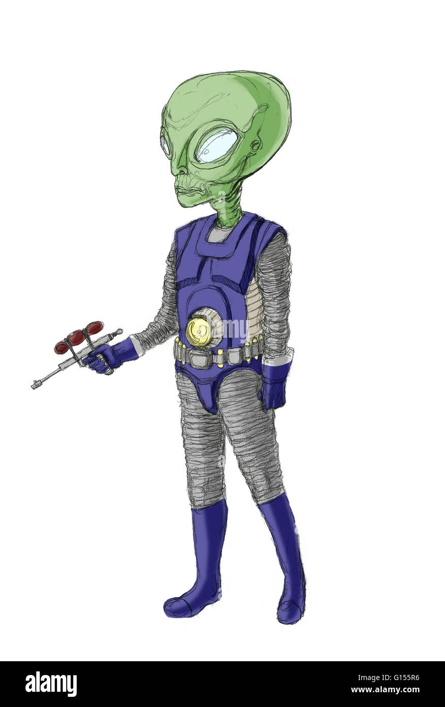 Alien Cut Out Stock Images & Pictures - Alamy