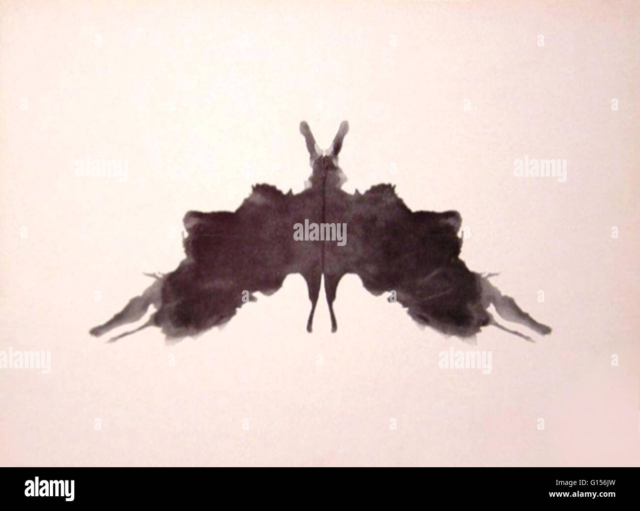 Fifth card featured in the Rorschach test, a psychological test in ...