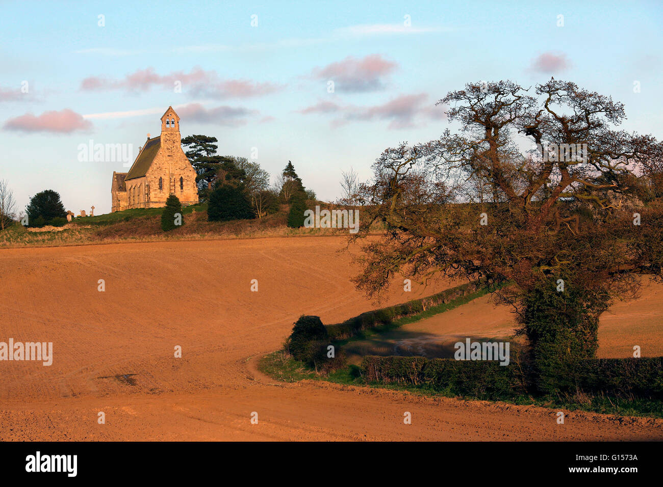 English Parish Church near the village of Leavening - North Yorkshire ...