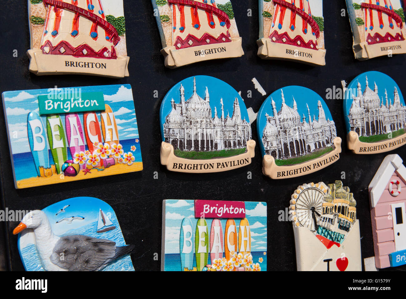 Display of souvenirs of Brighton Stock Photo - Alamy