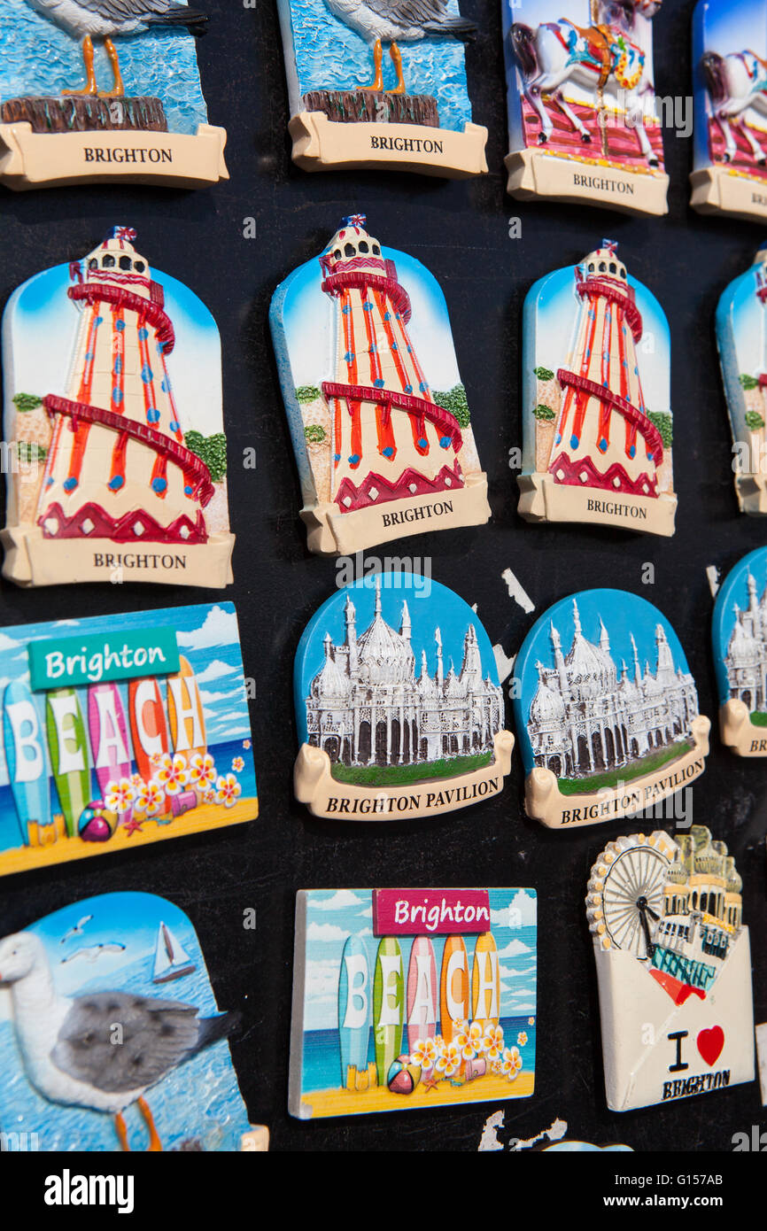 Display of souvenirs of Brighton Stock Photo - Alamy