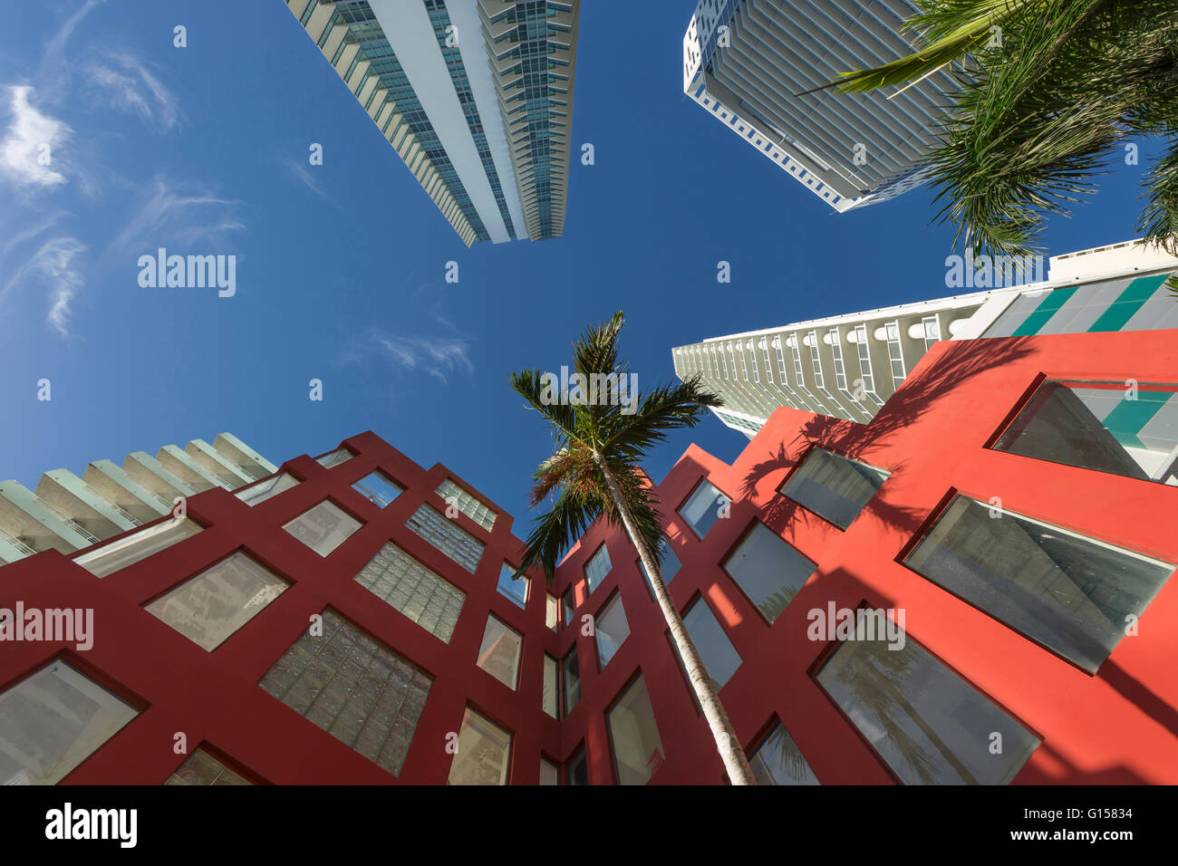 LUXURY HIGH RISE SKYSCRAPERS DOWNTOWN MIAMI FLORIDA USA Stock Photo - Alamy