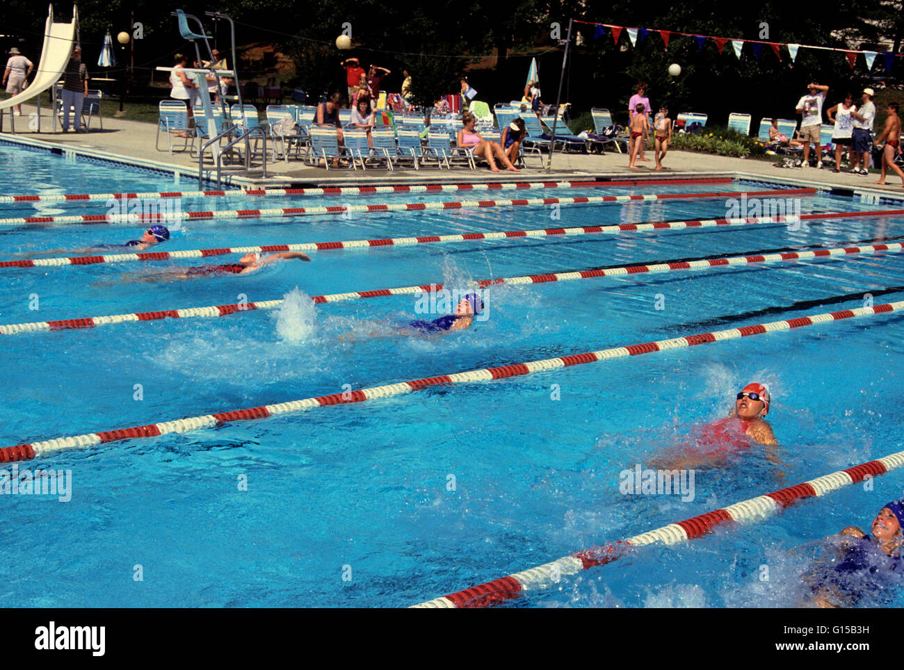 swim meet in Washington DC Stock Photo - Alamy